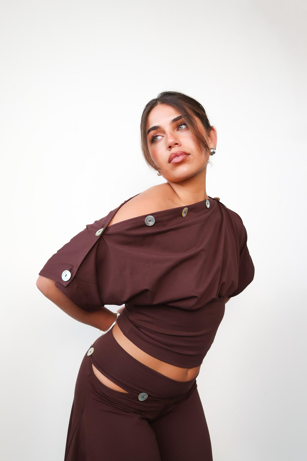 Ruby Top - Chocolate – Studio Katie Gray